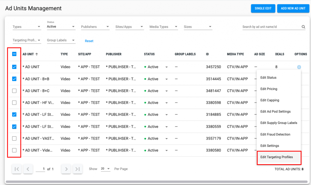Platform Update: Targeting Profiles, Audit Trail, etc. - Adoppler
